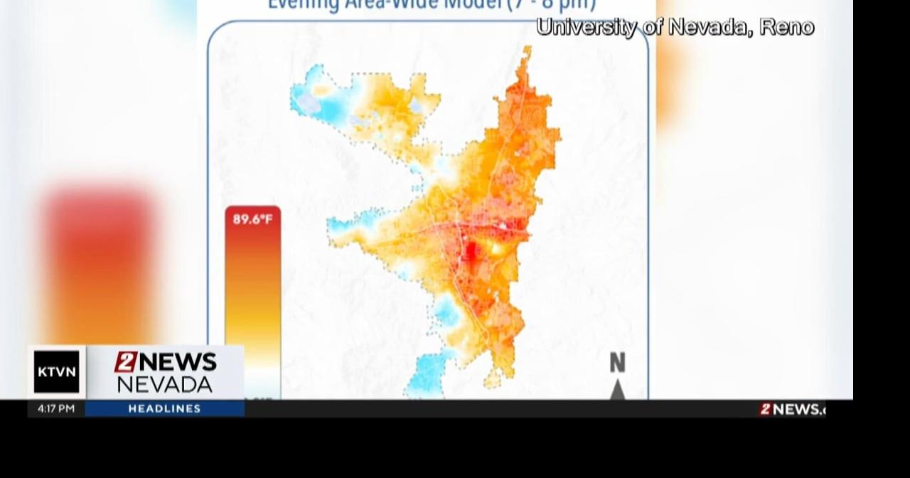 University of Nevada, Reno releases Reno-Sparks heat mapping results ...