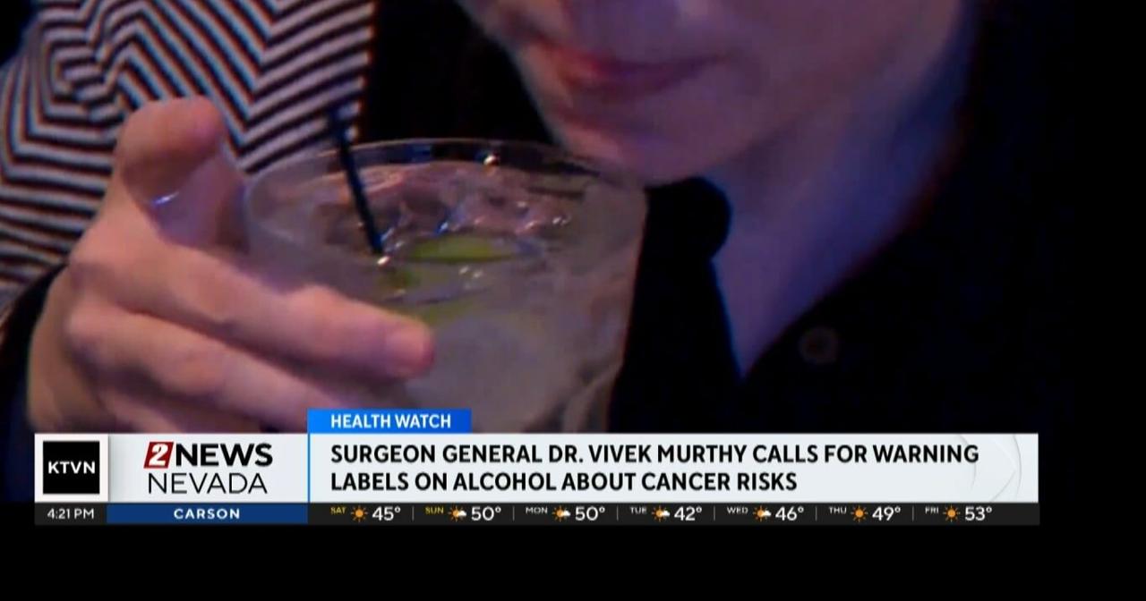 Surgeon General calls for new label on drinks to warn Americans of ...