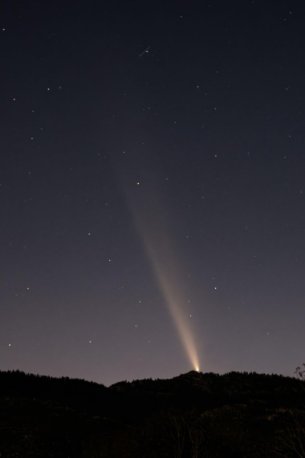 Rare comet caught on camera in the skies over northern Nevada | Local ...