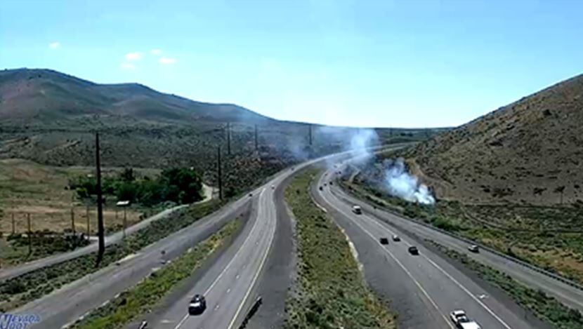 Fire Crews Respond to Fire Along Highway 395 South Near Red Rock | News ...
