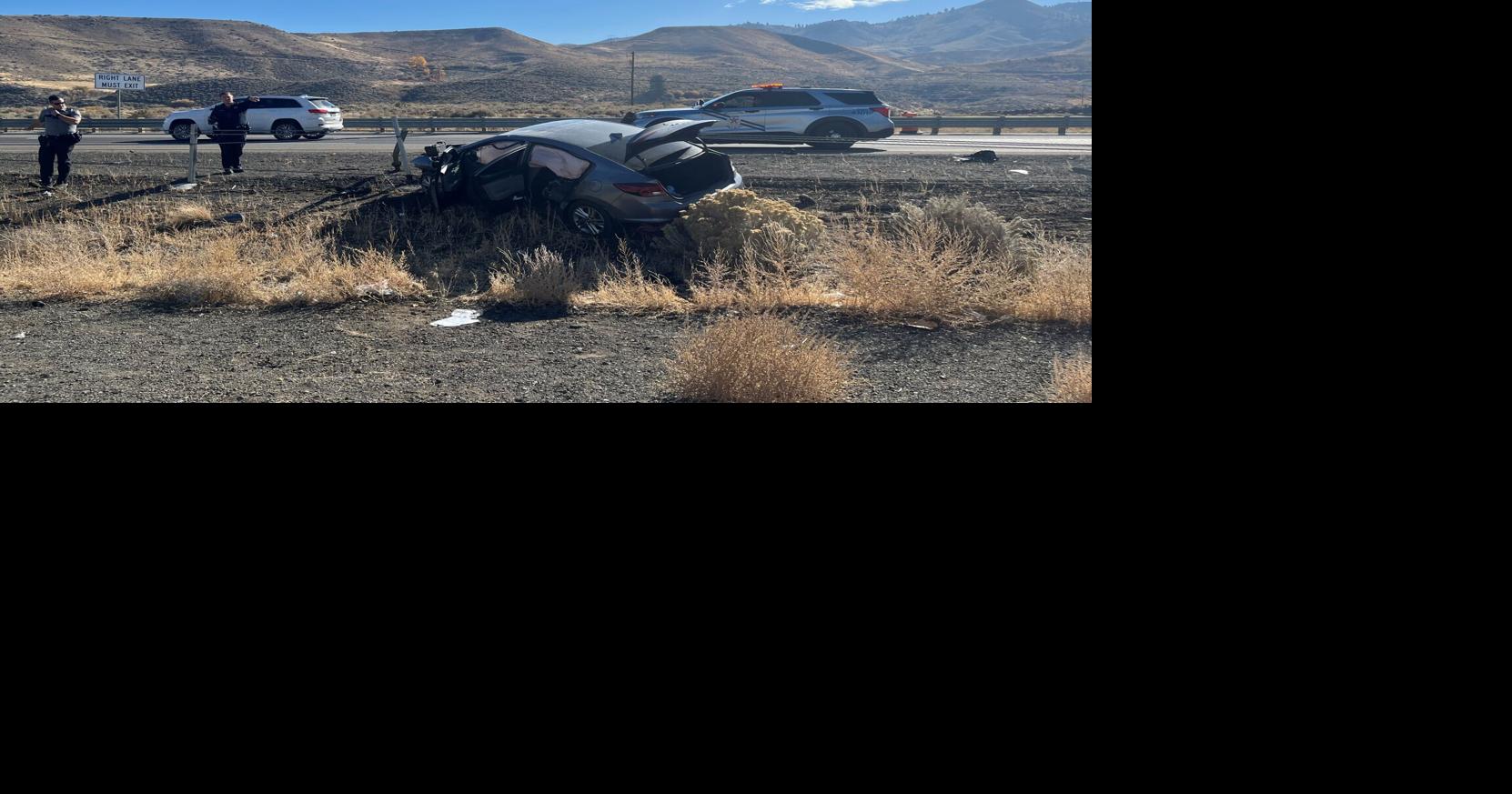 2 Hospitalized After Crash on I-80 near Mogul Road | News | 2news.com