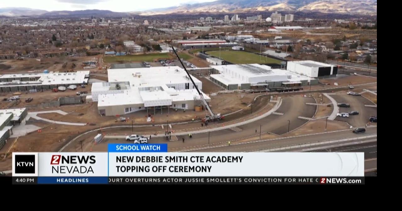 New Debbie Smith CTE Academy topping off ceremony | Local News | 2news.com