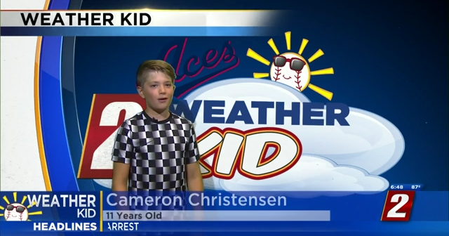 Weather Kid: Cameron Christensen | Videos | 2news.com