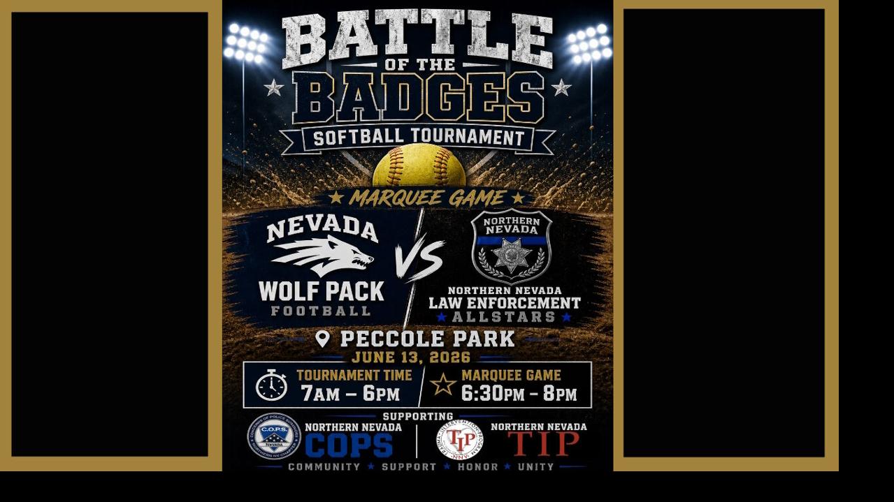 Nevada football and law enforcement host charity softball event at ...