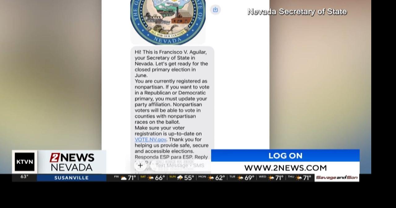 Nevada Secretary of State launches new text campaign to connect with ...