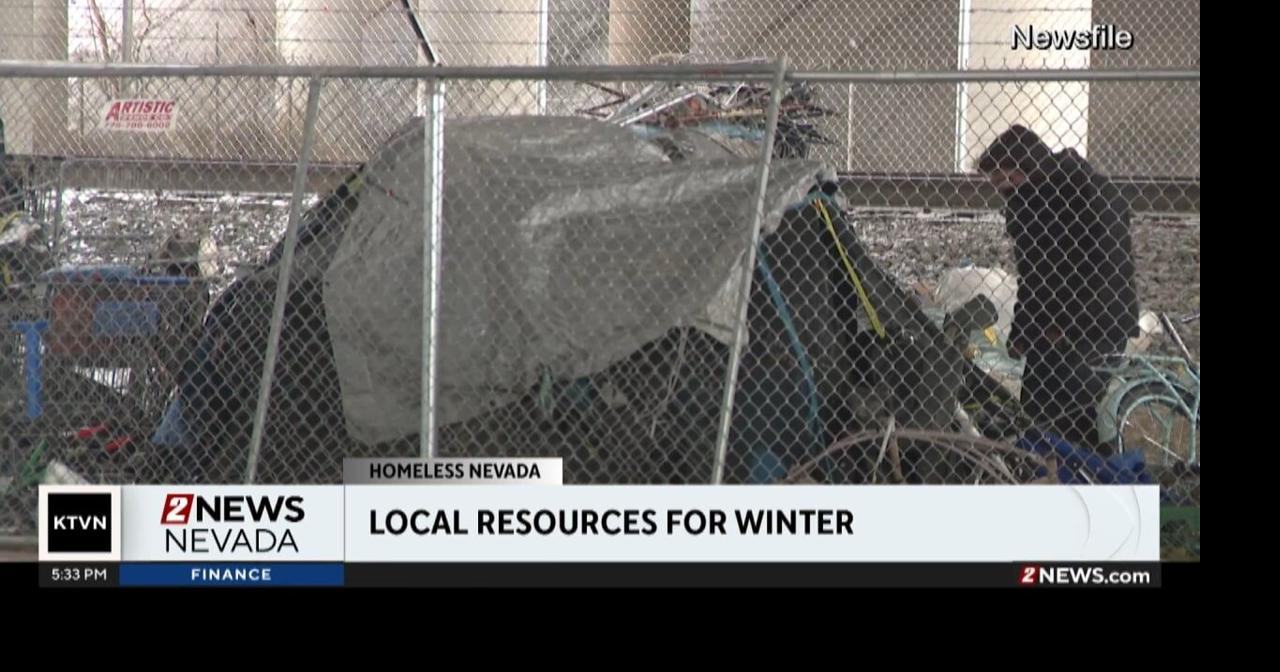 Homeless community in Nevada prepares for winter months | Local News ...
