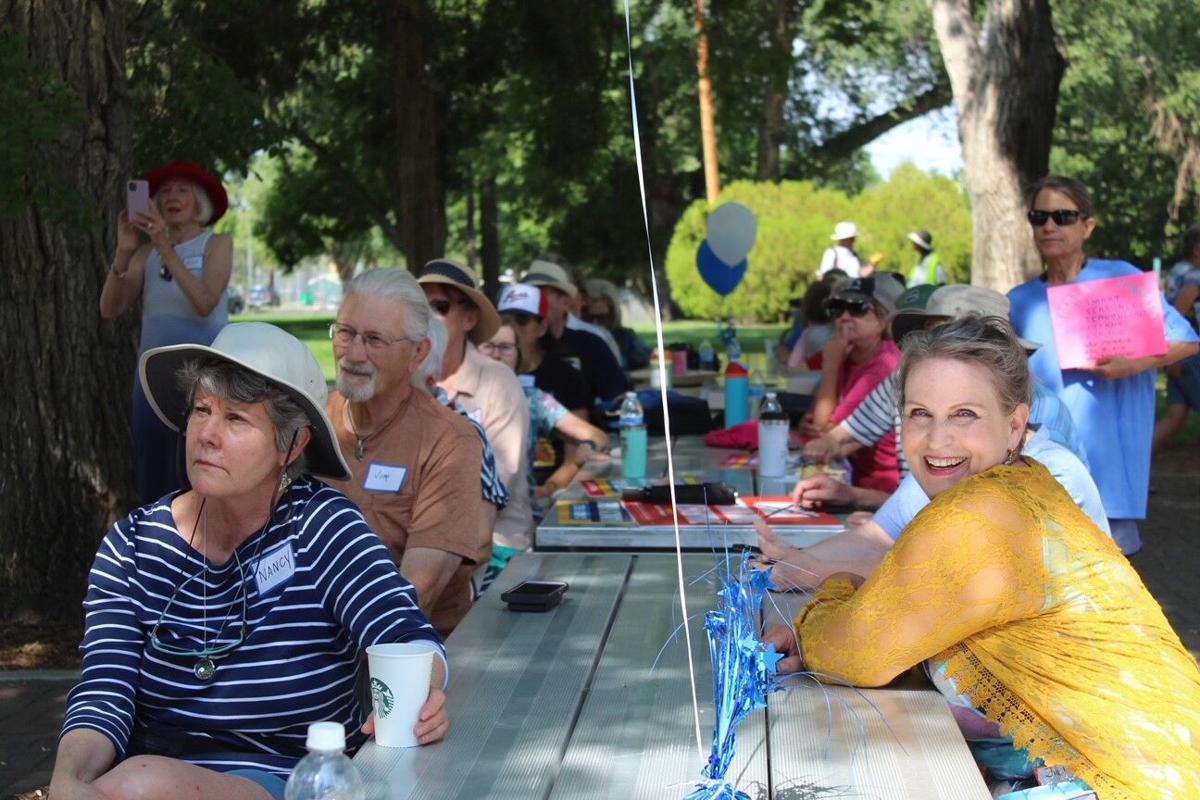 Indivisible Northern Nevada holds rally for Kamala Harris in Reno ...