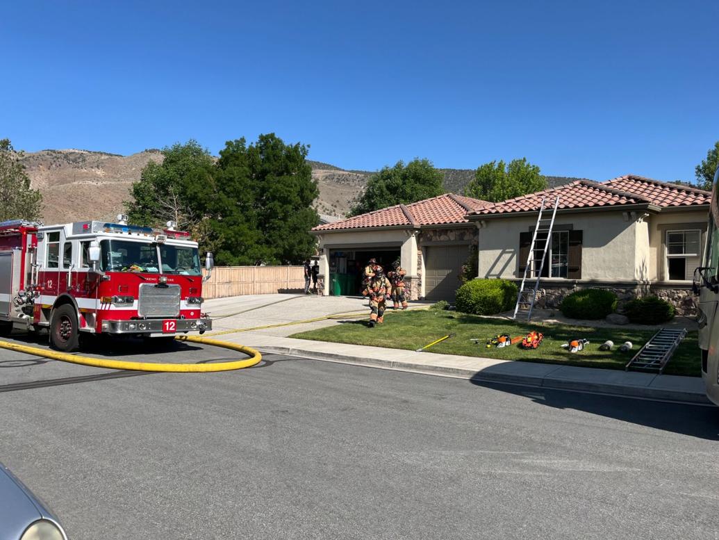 Crews respond to house fire in Damonte Ranch area of south Reno | Local ...