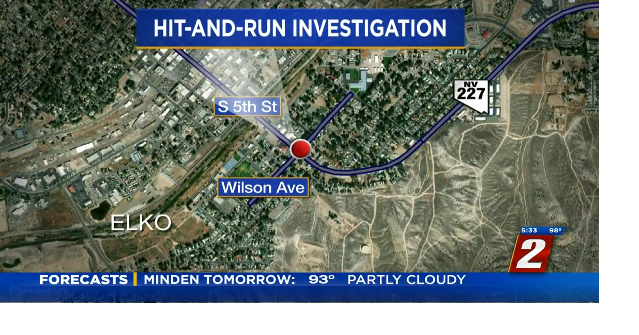 Elko Police Investigating Injury Hit-and-Run Crash | News | 2news.com