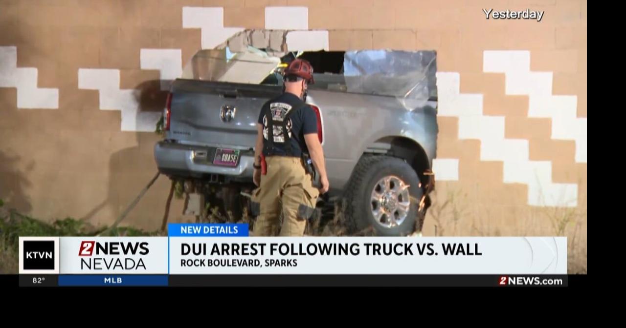 Driver arrested after crashing into a building on Rock Boulevard ...