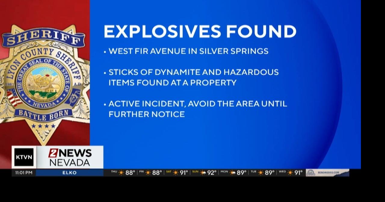 Authorities respond after explosives found on property in Silver ...