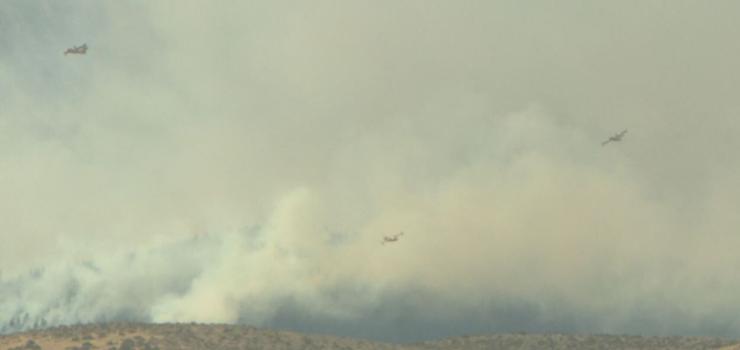 Davis Fire crews to patrol containment lines; 5,824-acres, 92% ...
