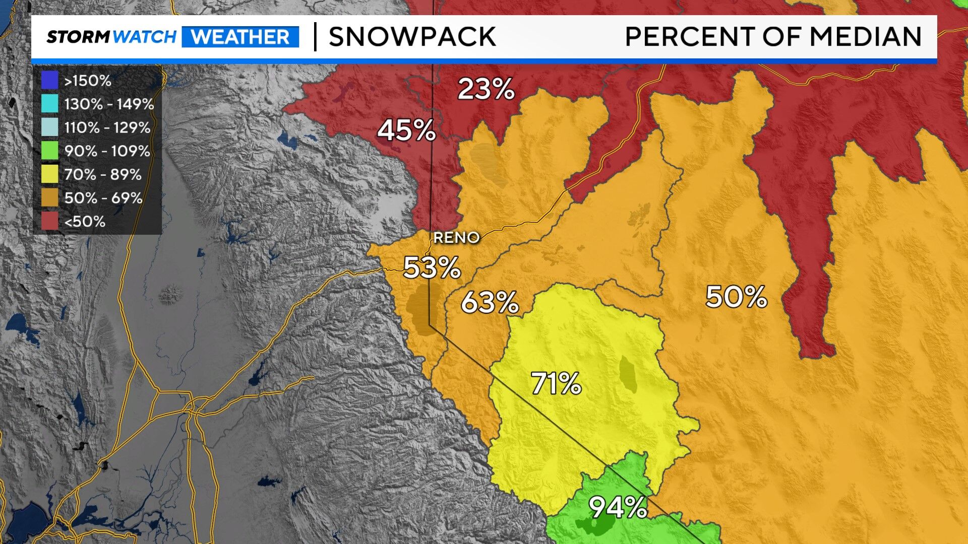 Northern Nevada experiences a warm drought as the snowpack continues to ...