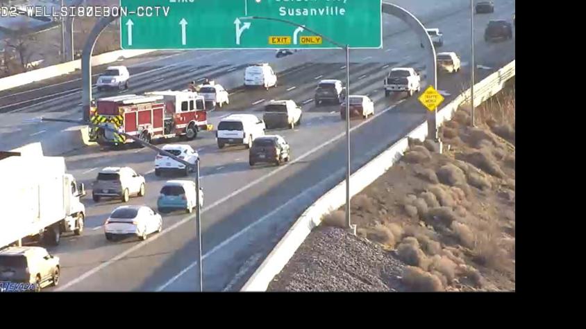 Crash on I-80 east near Wells Avenue slows traffic | Local News | 2news.com