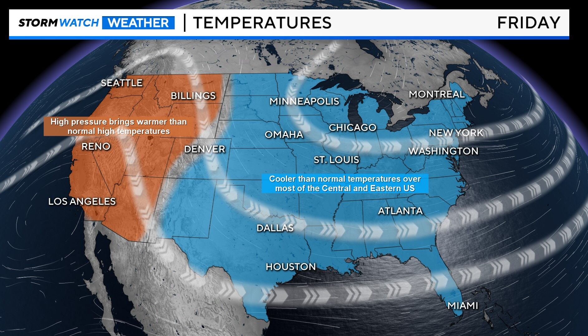 Reaching highs ten degrees above average and what that means for the ...