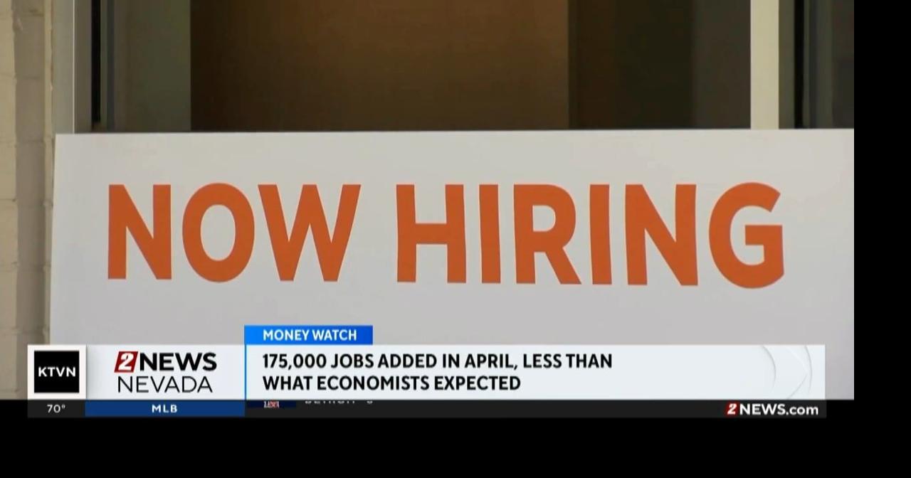 Jobs Report Shows Fewer Jobs Added in April than Expected | News ...