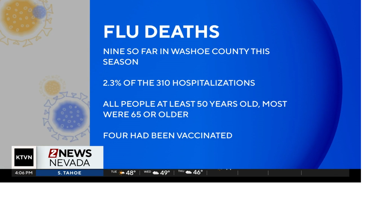 Northern Nevada Public Health reports nine flu deaths | Videos | 2news.com