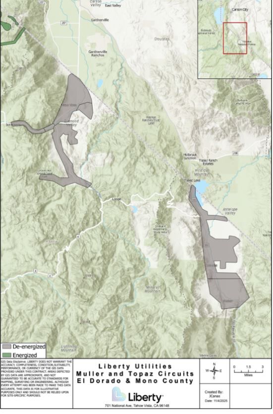 Liberty Utilities restores power to parts of California affected by ...