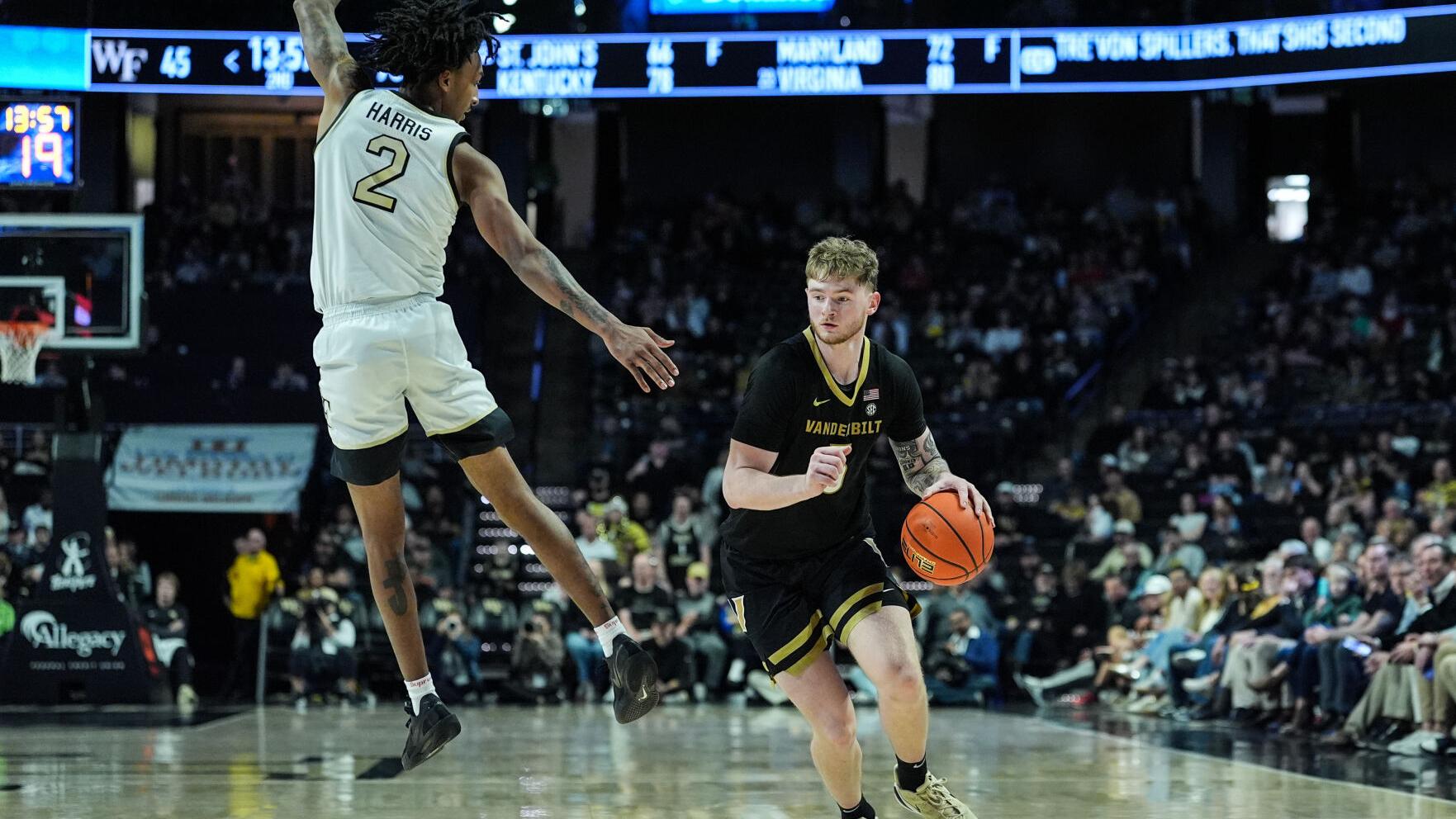 Tyler Nickel hits 8 3-pointers to lead unbeaten No. 13 Vanderbilt to ...