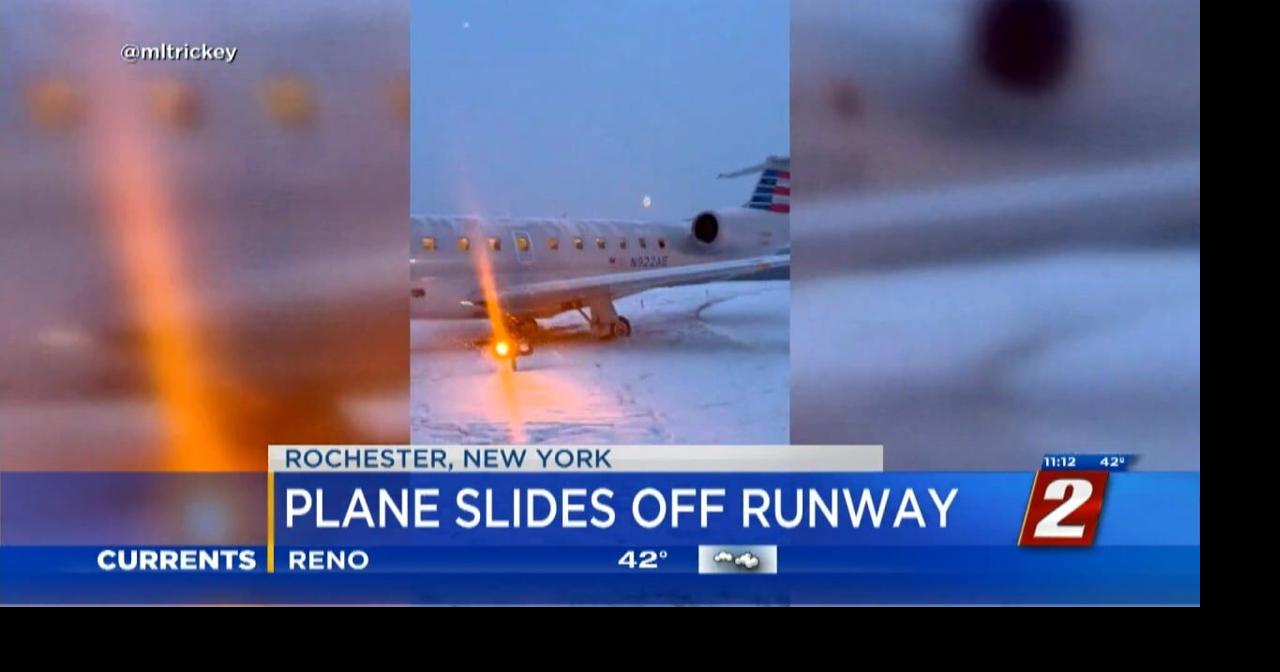 Plane Slides Off Icy Runway | News | 2news.com