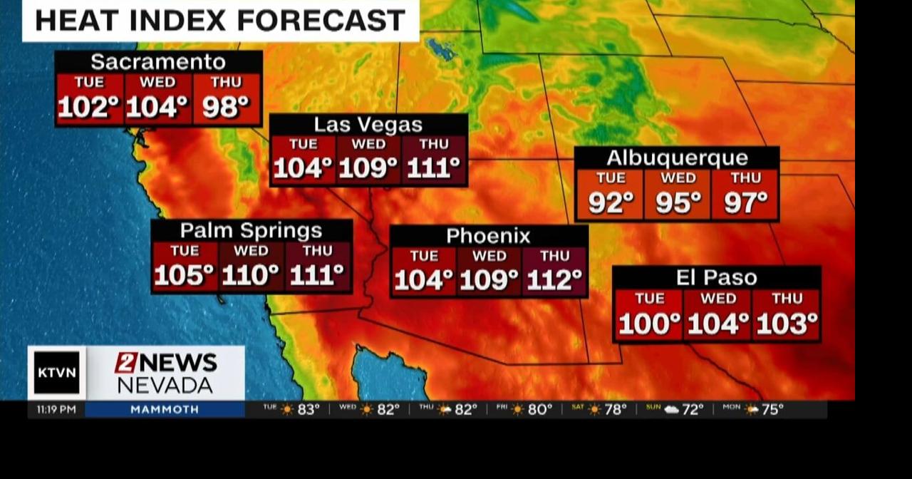 Heat Dome Over Western U.S. | News | 2news.com