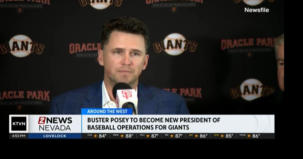 Giants name former catcher Buster Posey new President of Baseball ...