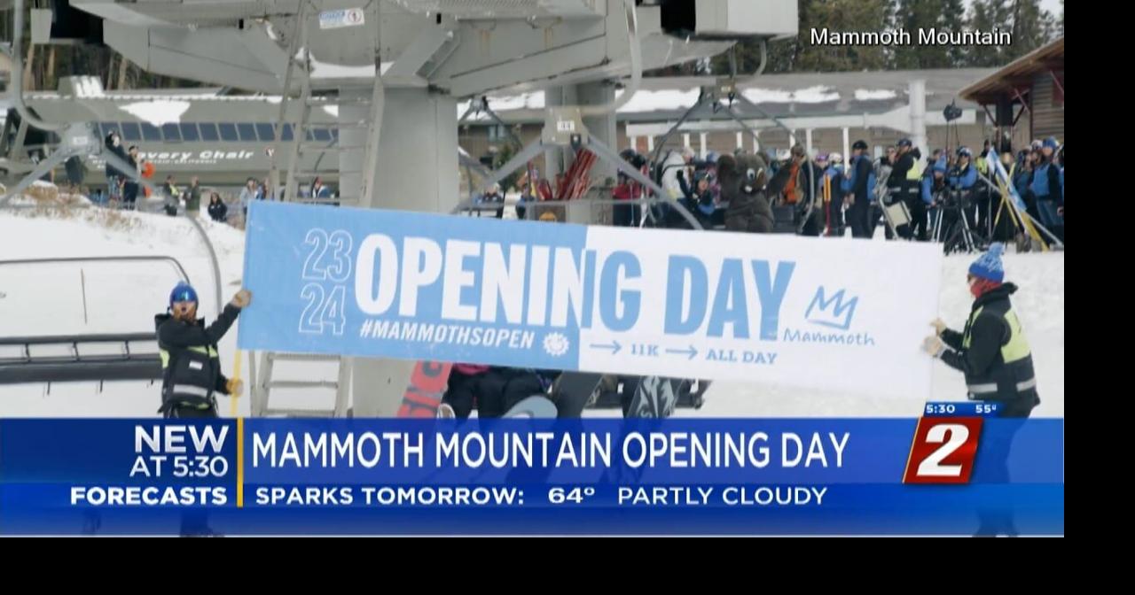 Mammoth Mountain Slopes Open | News | 2news.com