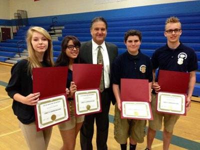 Reno Fire Department Honors 4 Swope Middle School Students | | 2news.com