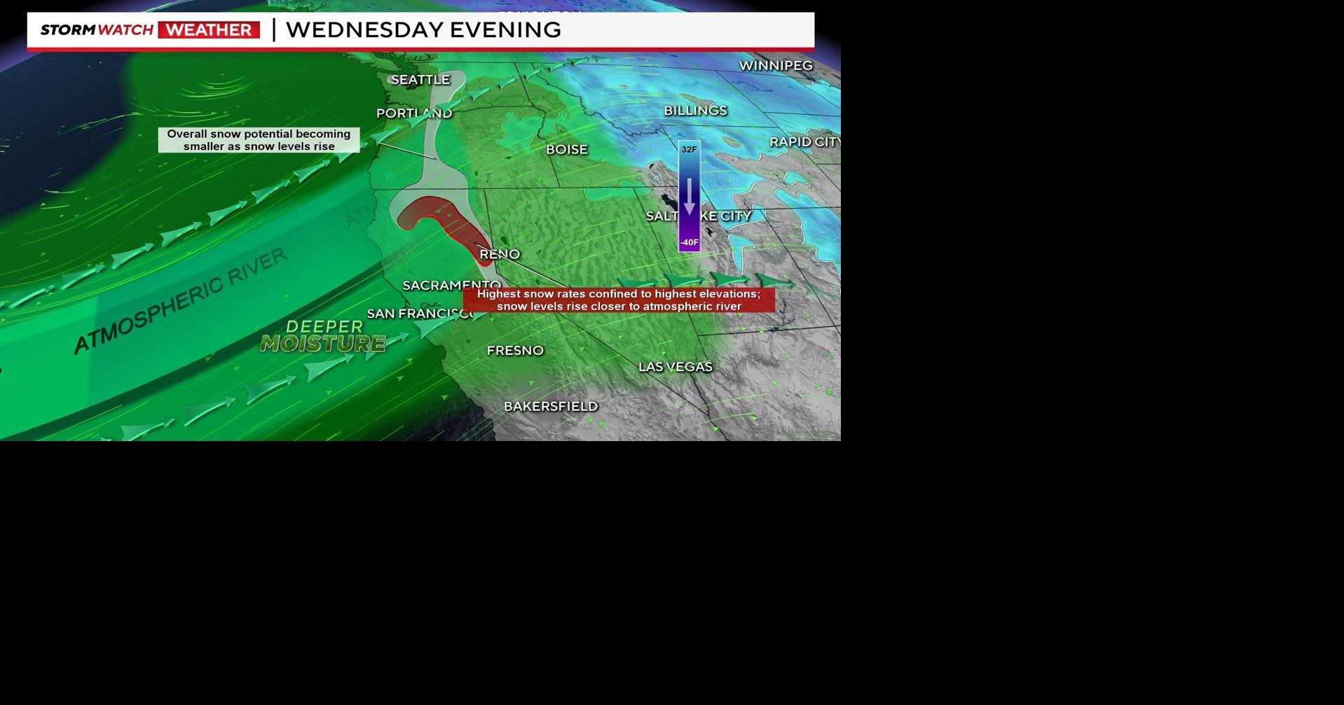 Storm Watch Update: Critical fire danger Wednesday, rain and snow ...