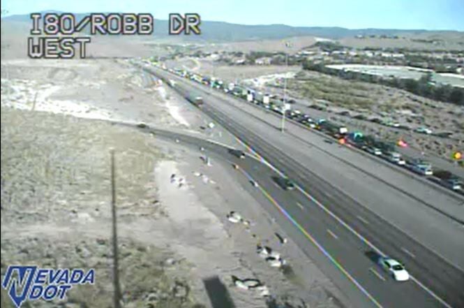 Crash Slows Traffic On I-80 West Near Robb Drive | Local News | 2news.com