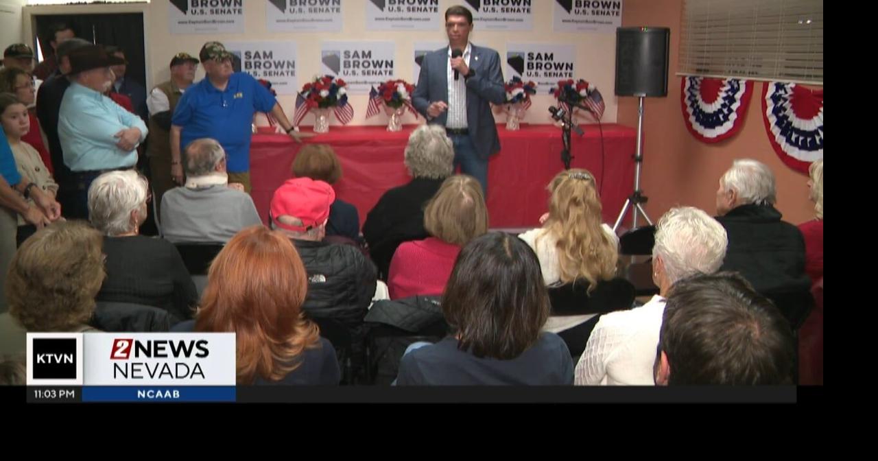 Sam Brown holds rally in Reno before Election Day | Campaign News ...