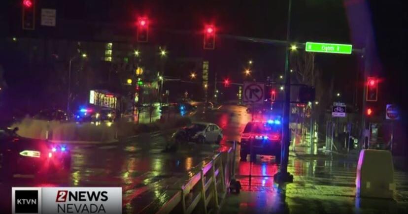 UNR Police Officer Hurt in Early Morning Crash in North Reno | News ...