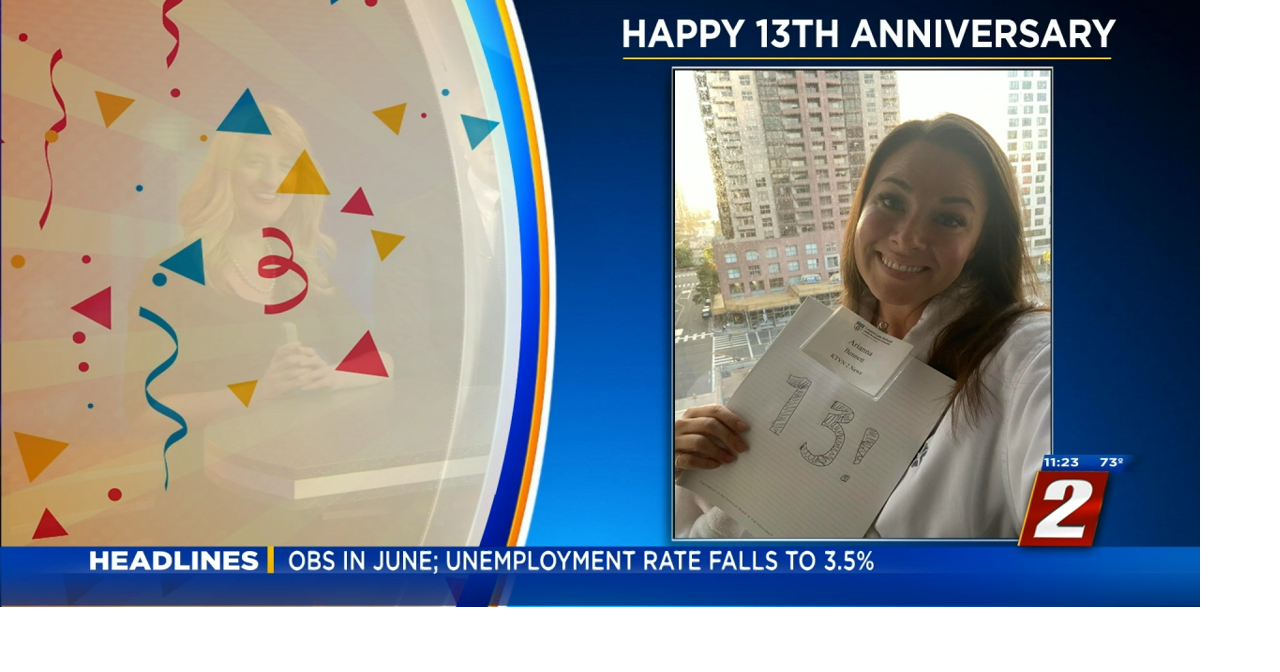 Arianna Bennett's 13th Anniversary with 2 News | News | 2news.com