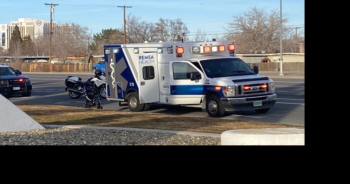 First responders on scene of crash between electric bike and car | Local News | 2news.com