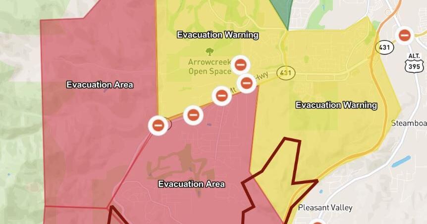 Davis Fire evacuation warnings lifted for northern portion; some ...