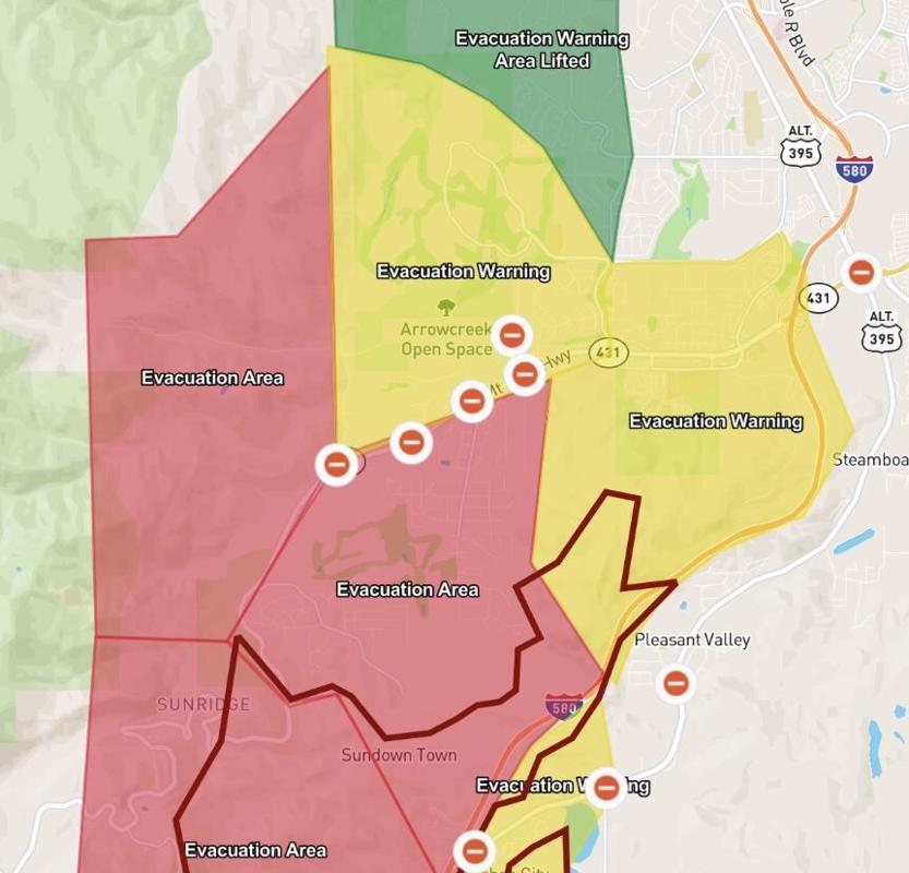 Davis Fire evacuation warnings lifted for northern portion; some ...