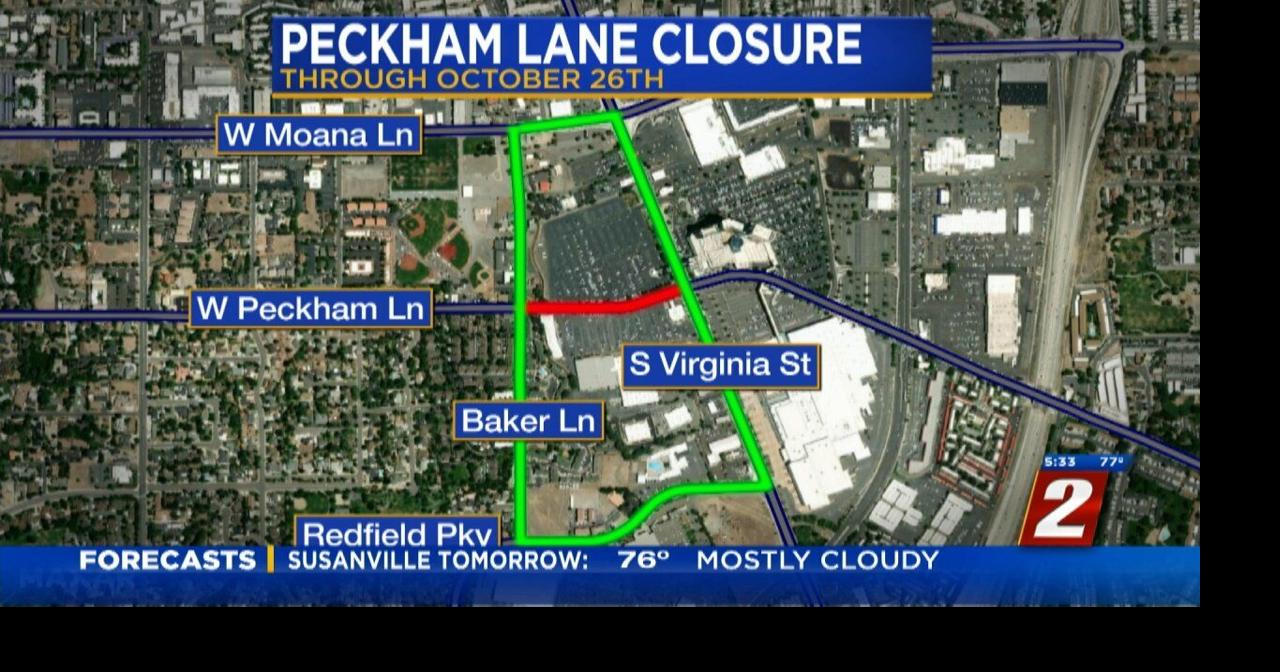 Peckham Lane Closure for Final Project Operations | Highway | 2news.com