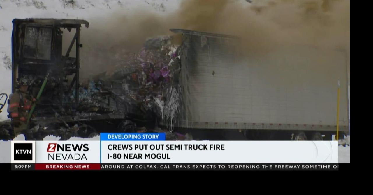 Semi-Truck Fire Near Mogul | News | 2news.com