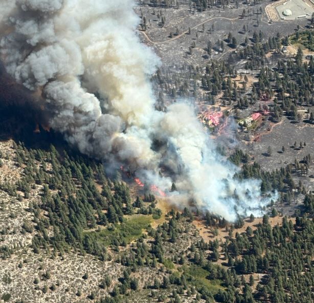 Davis Fire crews to patrol containment lines; 5,824-acres, 92% ...