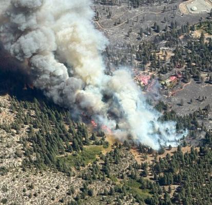 Davis Fire crews to patrol containment lines; 5,824-acres, 92% ...