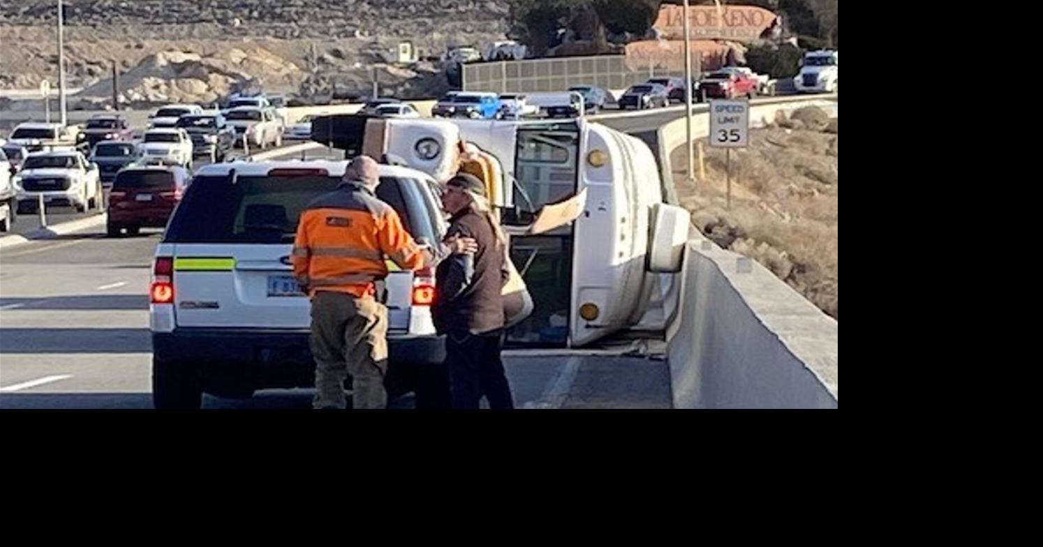 Bus crash near USA Parkway at Storey-Washoe County line causes slow ...