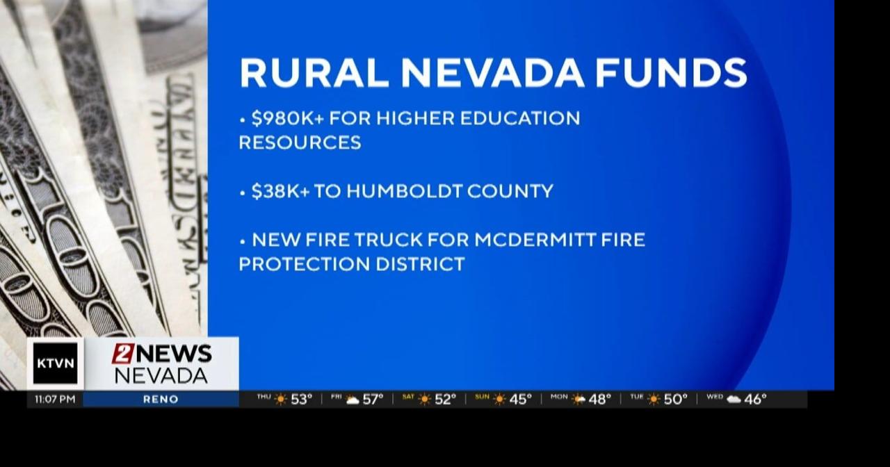 More than $1 million for rural Nevada projects | Local News | 2news.com