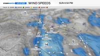 Evening Wind Speeds | Storm Watch Weather | 2news.com