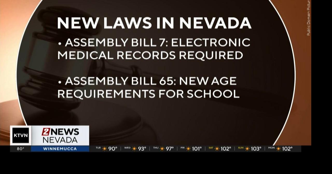 Monday Sees Several New Laws Take Effect in Nevada | News | 2news.com