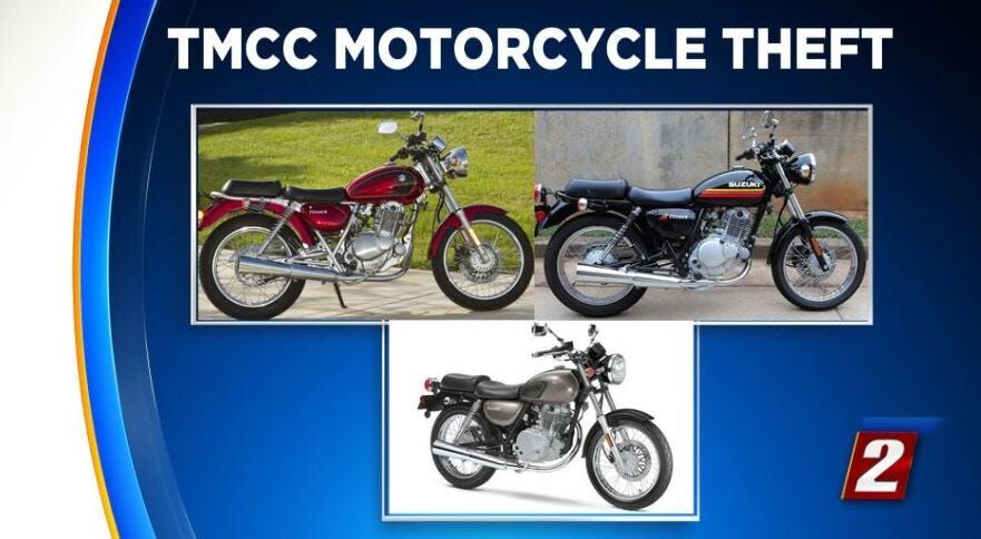 Motorcycles Reported Stolen From TMCC Safety Program | | 2news.com