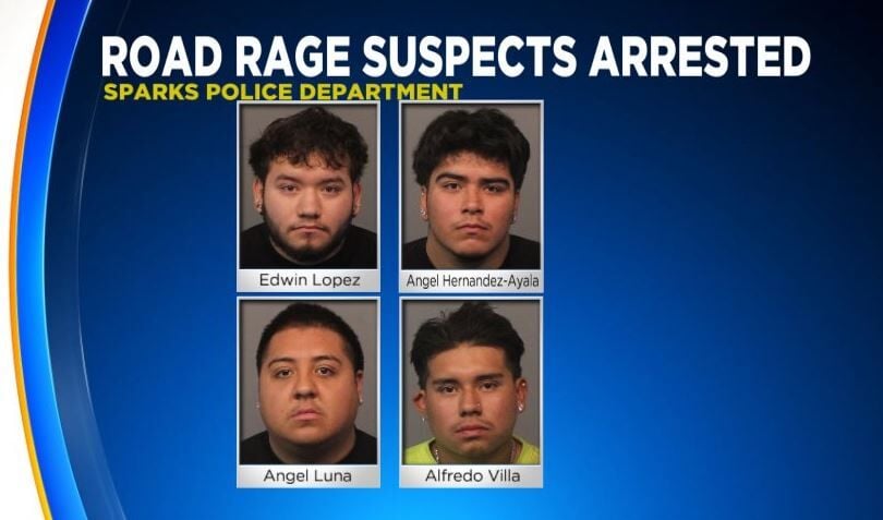 Sparks Police Arrest Four People in Road Rage Case | News | 2news.com