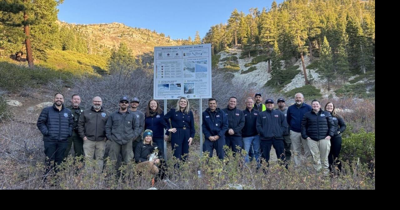 Washoe County unveiled new avalanche safety sign in Incline Village ...