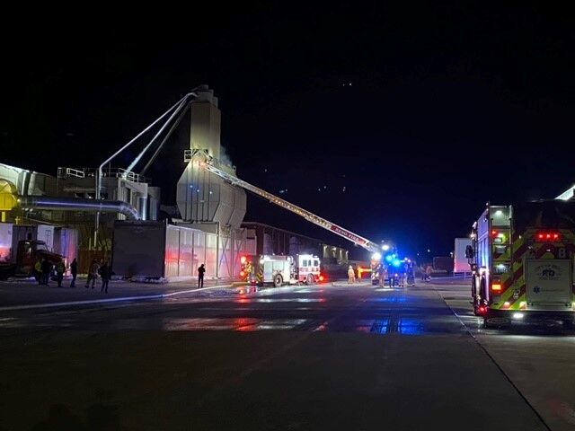 Scene cleared after sawdust starts fire in hopper near Boomtown | Local ...