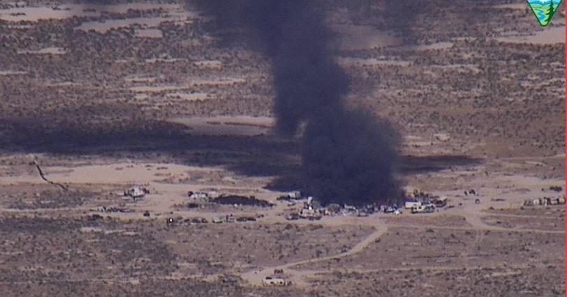 Fire crews respond to fire near Nevada-California state line north of ...