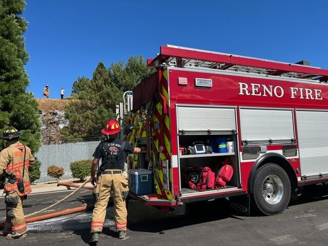 Crews on scene of fire behind Walgreens in northwest Reno | Local News ...